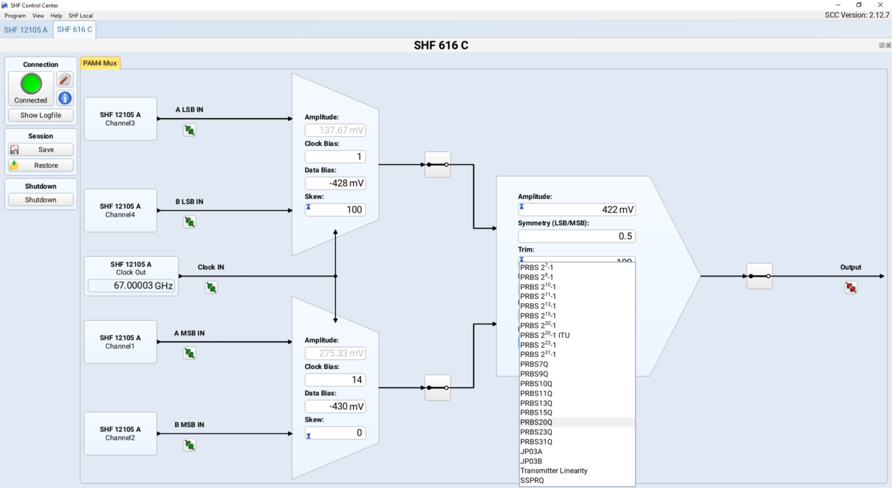 256 Gbps (128 GBaud) PAM4 | SHF's New Products